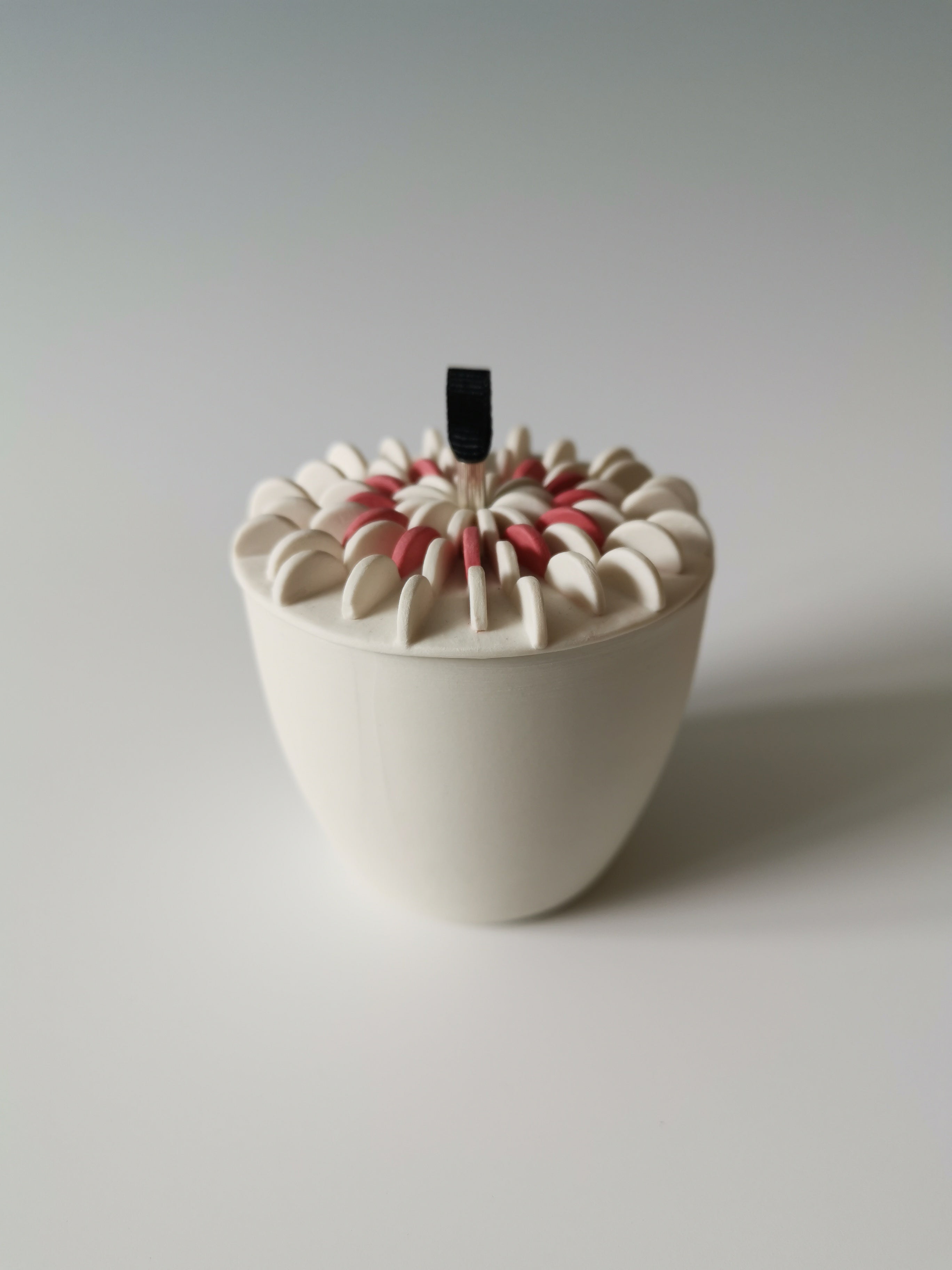 Large Red Lidded Vessel – Ruth Harrison Ceramics